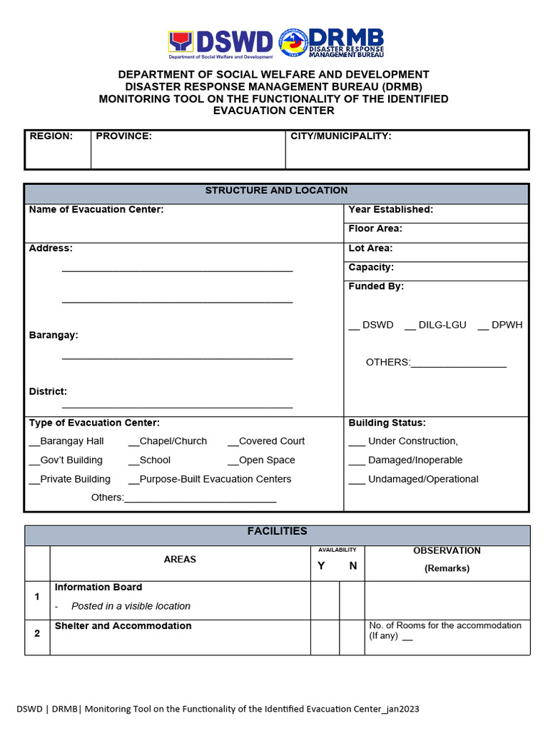 ENHANCEMENT OF EC MONITORING TOOL Jan 2023 | PDF | Toilet | Hand Washing