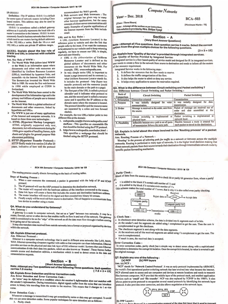 Computer Network | PDF