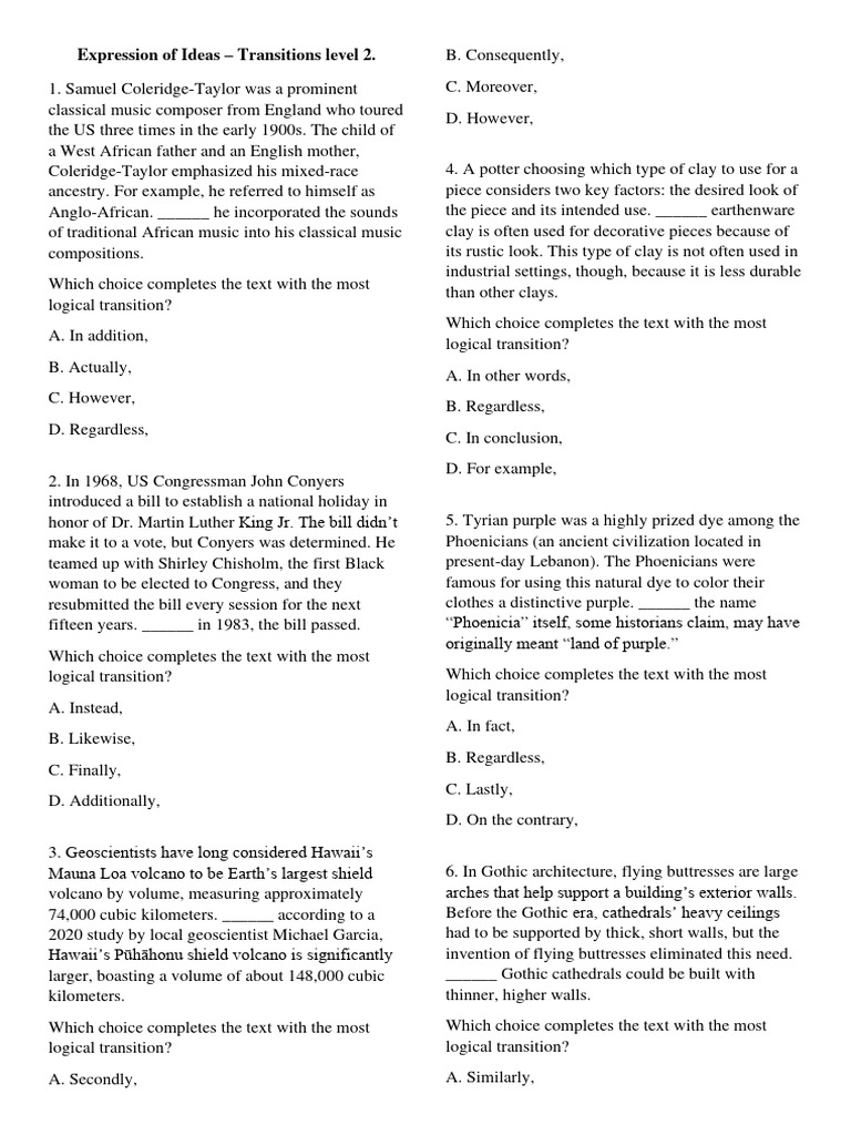 Transitions level 2 practice | Download Free PDF | Computer Generated Imagery | Gothic Architecture