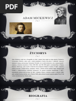 Adam Mickiewicz - Pan Tadeusz - Inwokacja - Polska-Poezja - PL | PDF
