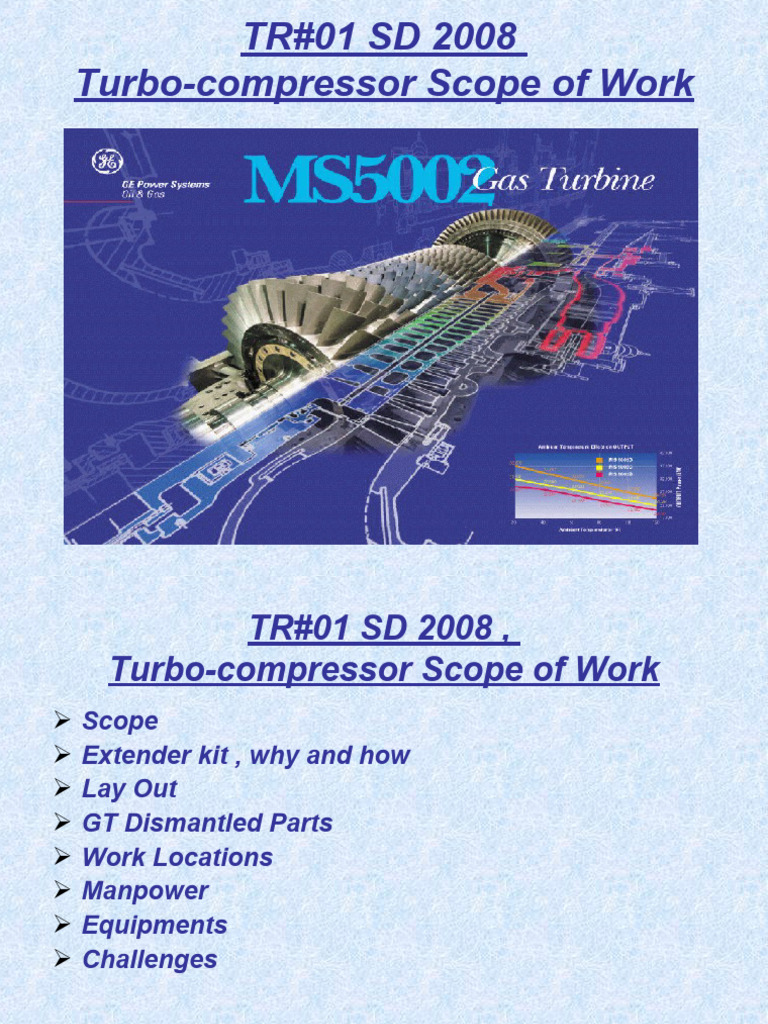 Turbo Compressor MS5002 Gas Turbine | PDF | Gas Turbine | Turbocharger