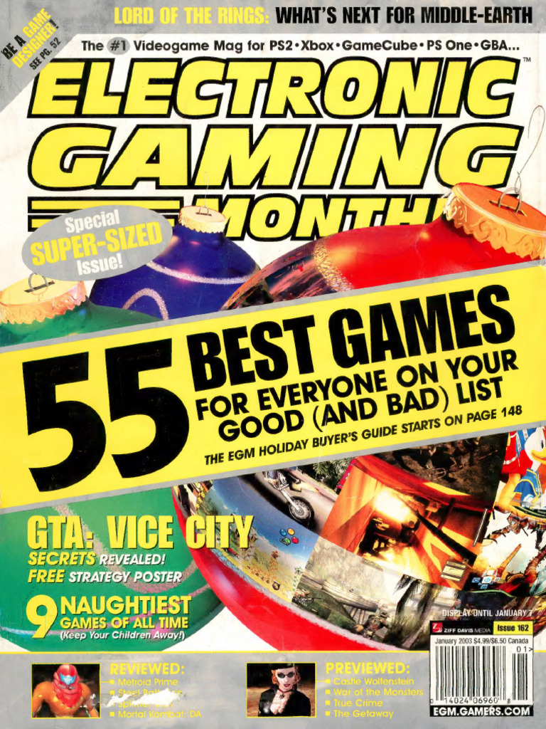 Electronic Gaming Monthly Issue 162 (January 2003) | PDF | Play Station