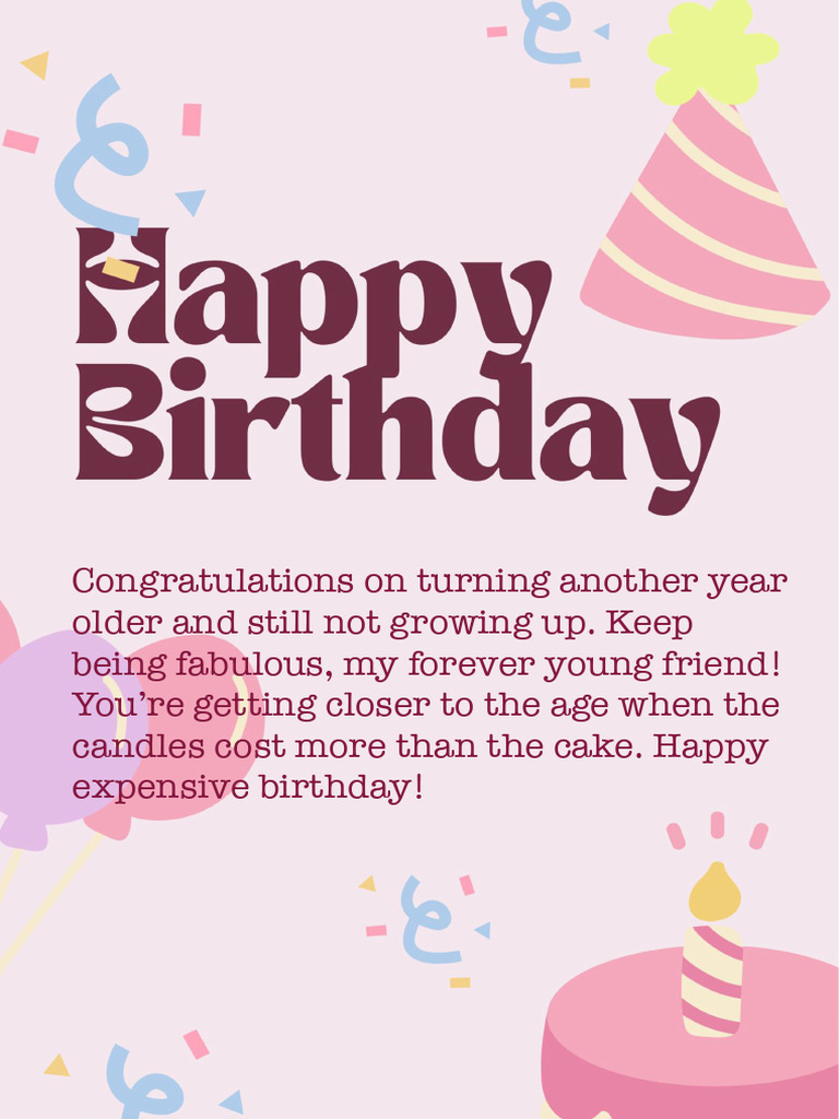 Touching Birthday Card Cake | PDF