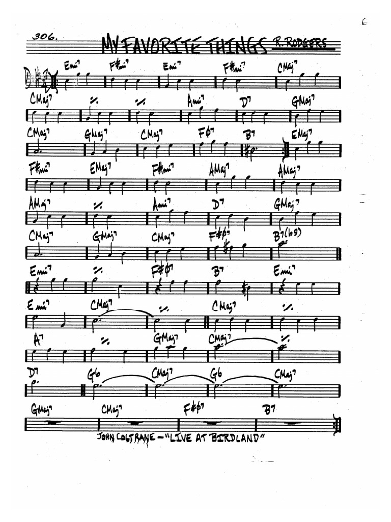 My Favorite Things | PDF