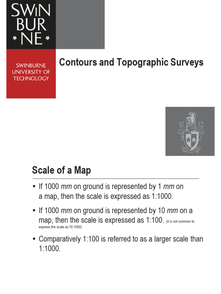 Topographic Survey Techniques Explained | PDF | Contour Line | Topography