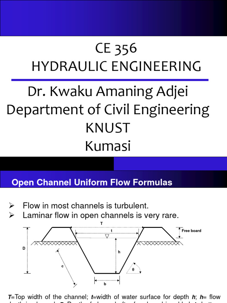 Hydraulics Notes 2_ One Slide on a Page | Download Free PDF | Continuum ...