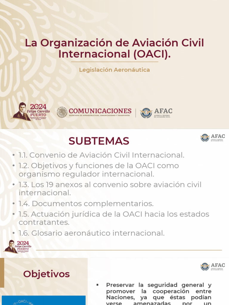 OACI y el Convenio de Chicago 1944 | PDF | Reglas de vuelo por ...