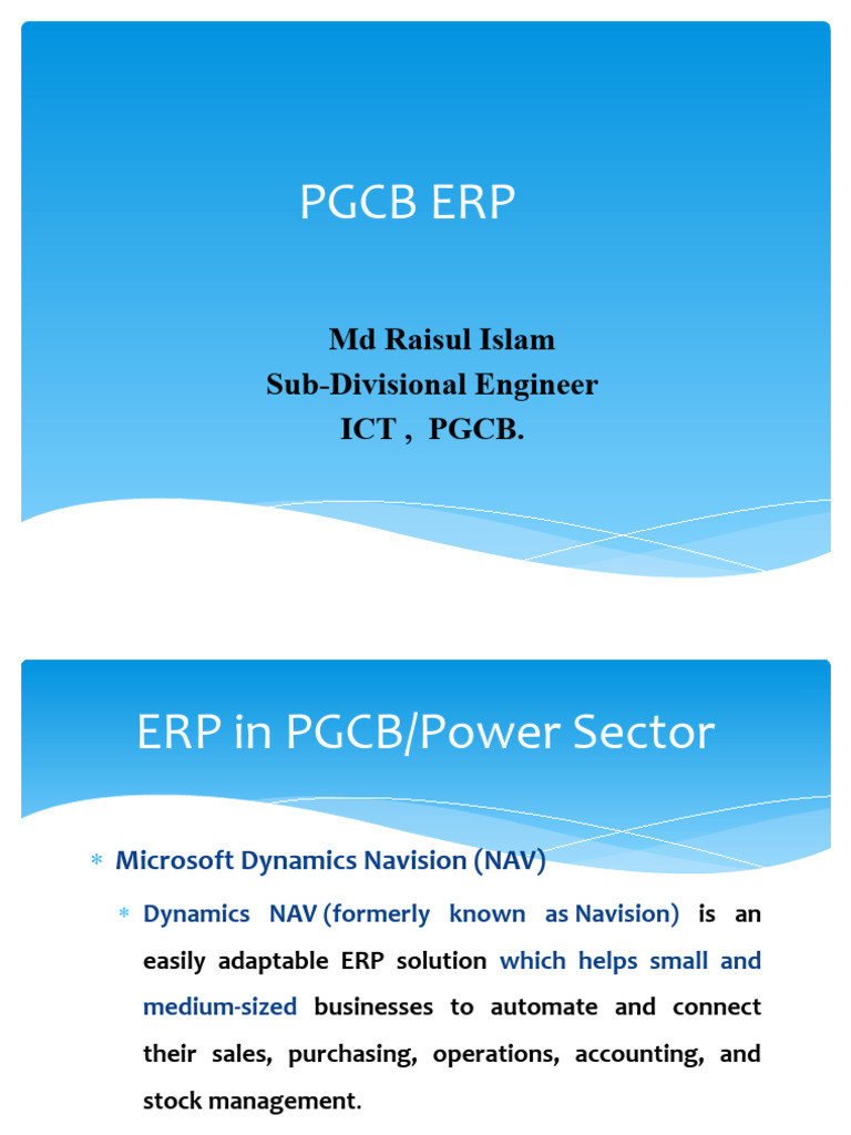 PGCB Erp | PDF | Business
