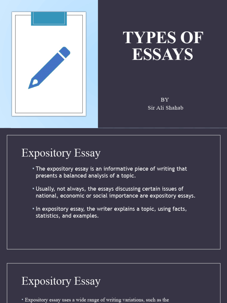 Types of Essays | PDF