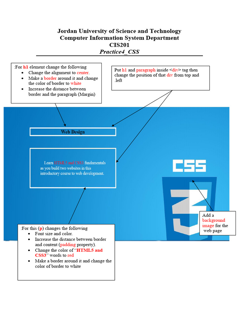 CSS Styling for CIS Students | PDF