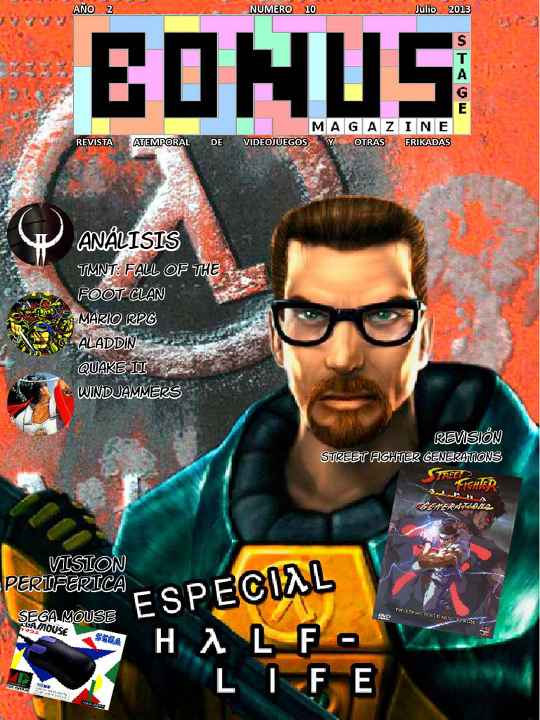 Bonus Stage Magazine 10 Especial-Half-Life | PDF | Mario | Juego de azar