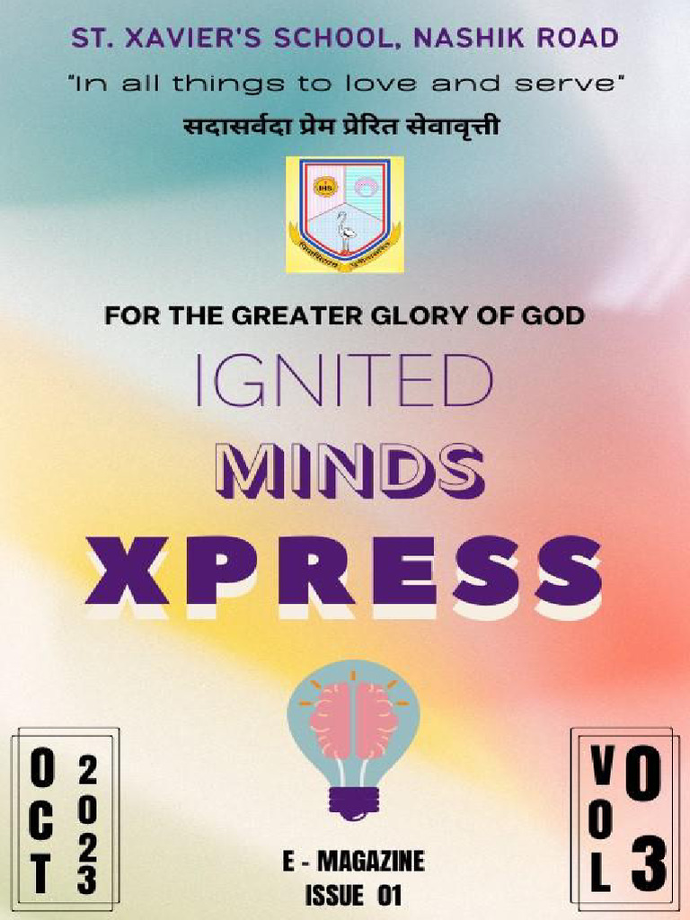 Ignited Minds Xpress E-Mag Volume 3 Issue 1 October 2023 | PDF