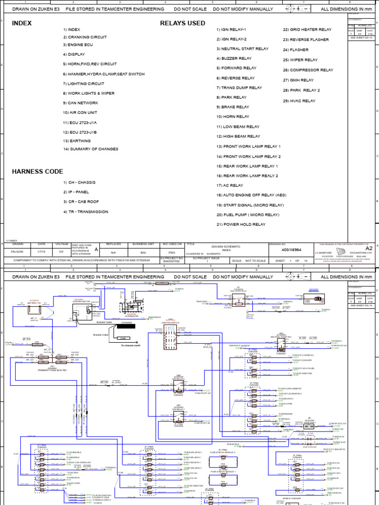 Electrical Circuit 3DX Bsiv 55KW | PDF | Relay | Automotive Industry