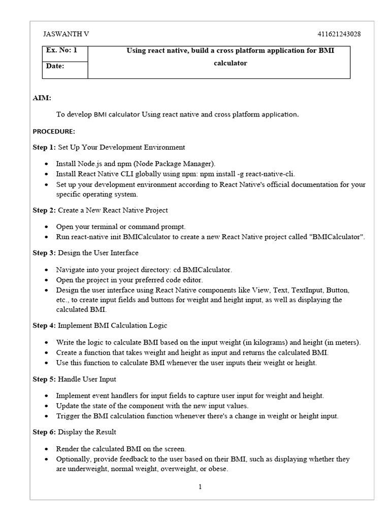 Jasw App Lab | PDF | Mobile App | Ios