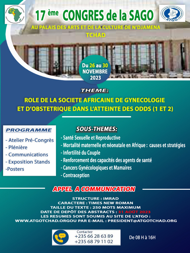 affiche congrès SAGO copie | PDF
