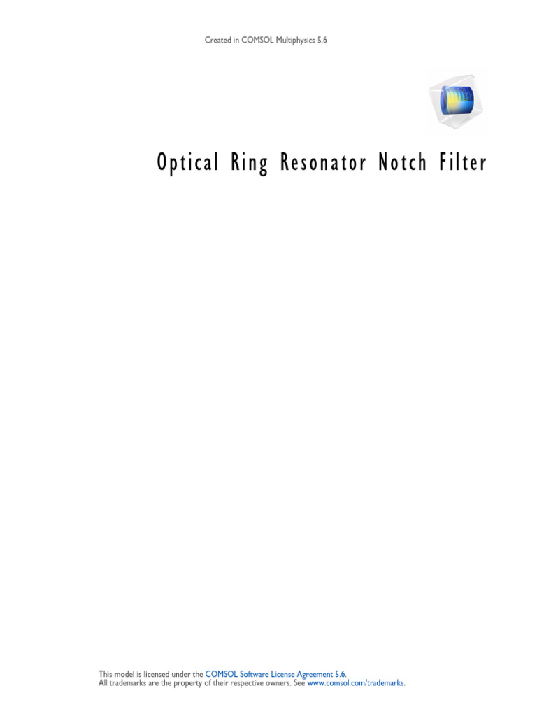Optical Ring Resonator Guide | PDF | Waveguide | Waves