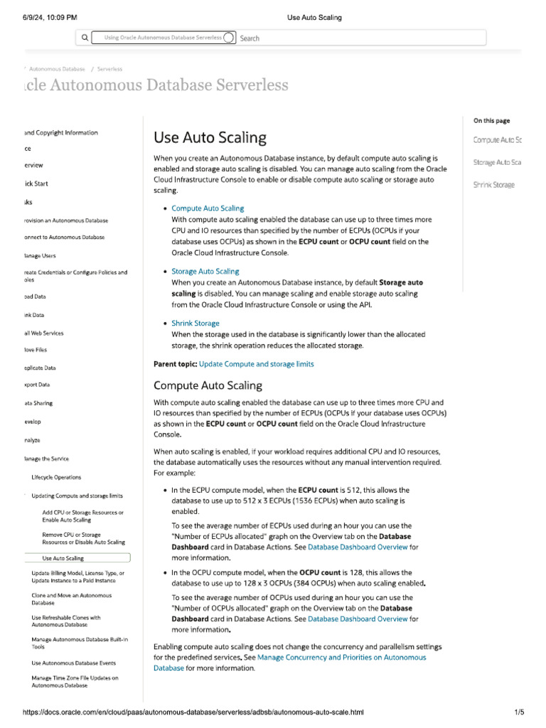 ADB-auto Scaling | PDF