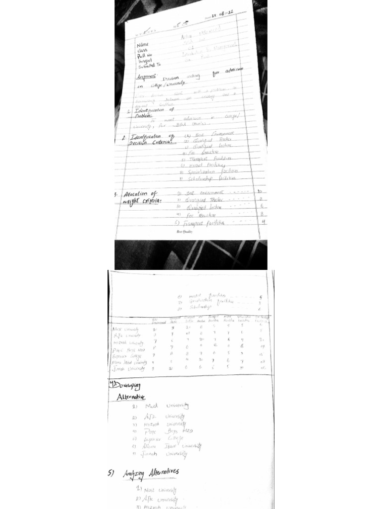 Assignment Problem Of Management Pdf