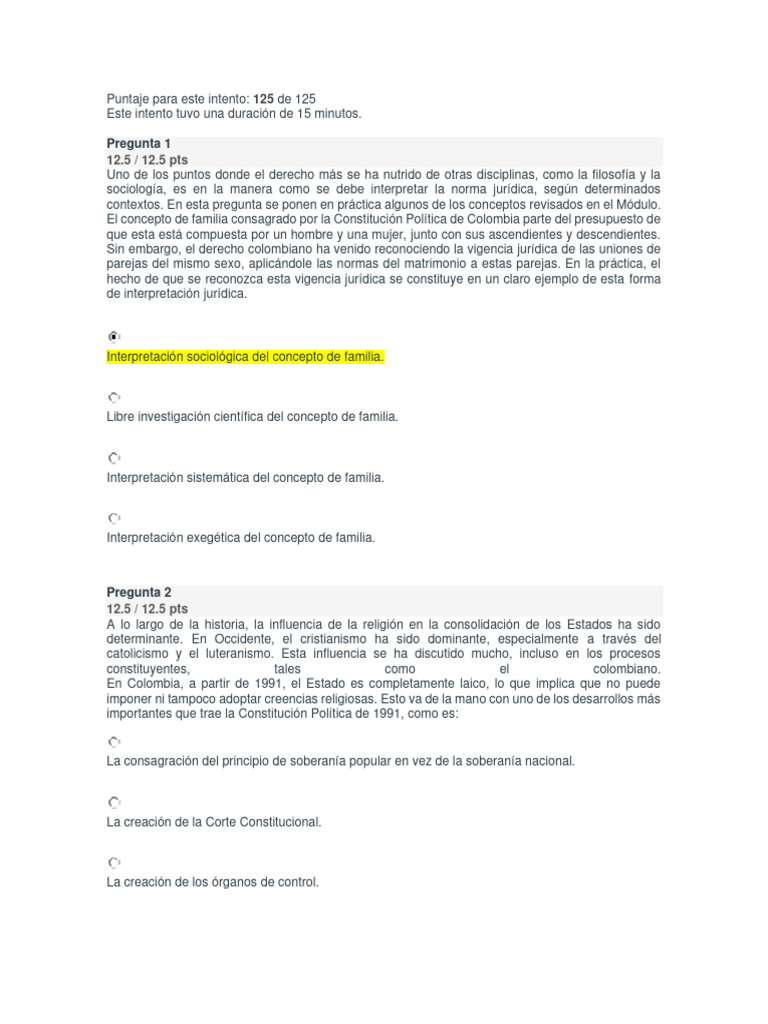 Examen Final Esc 8 Fundamentacion Juridica | PDF | Criminología | Constitución