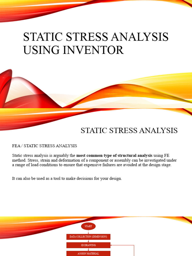 Static Stress Analysis Using Inventor | Download Free PDF | Strength Of ...