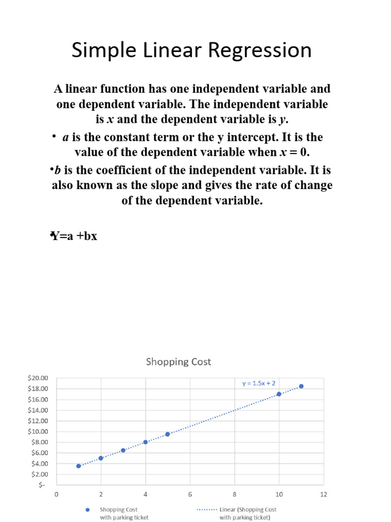 1. Simple Linear Regression | PDF | Mean Squared Error | Dependent And ... 1. Simple Linear Regression | PDF | Mean Squared Error | Dependent And ...