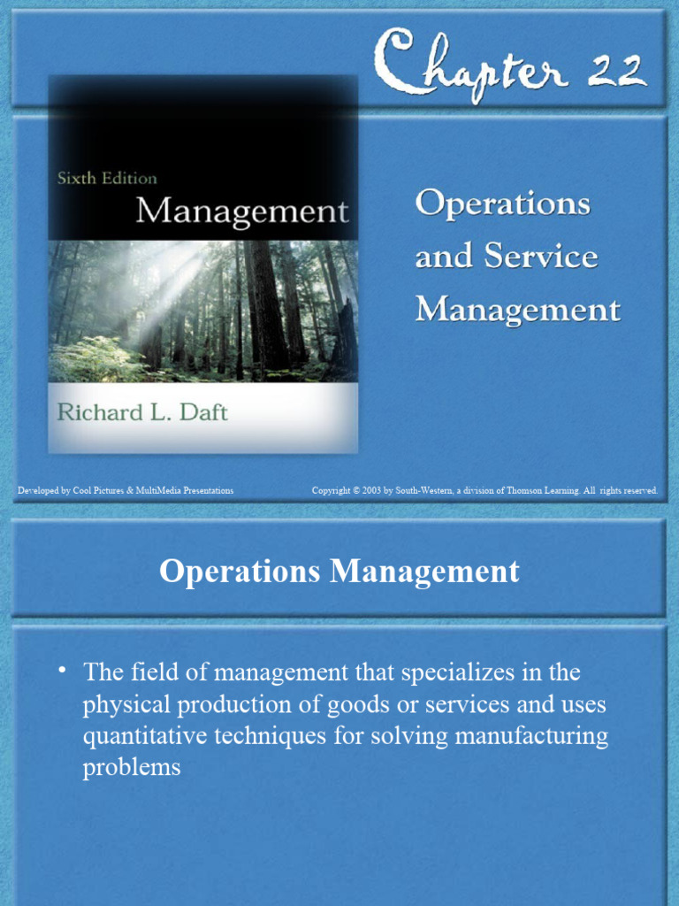 ch22 | Download Free PDF | Strategic Management | Operations Management