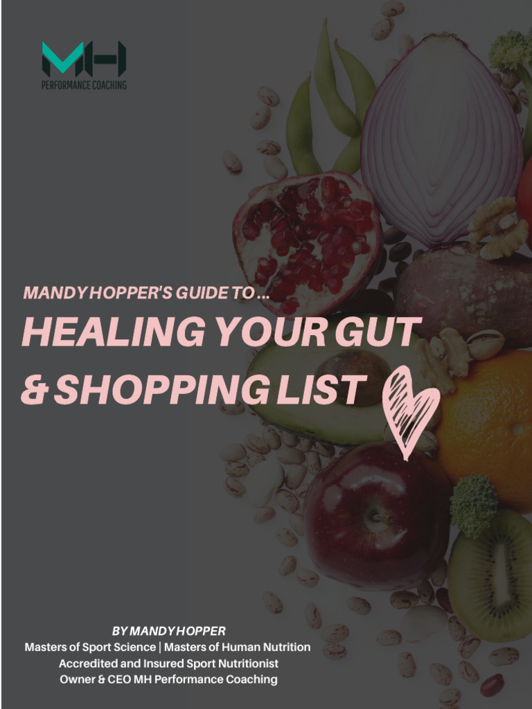 Gut Health Cheat Sheet | PDF | Digestion | Foods