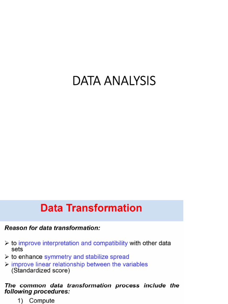 Supplemental Notes on Data Analysis | PDF | Analysis Of Variance ...
