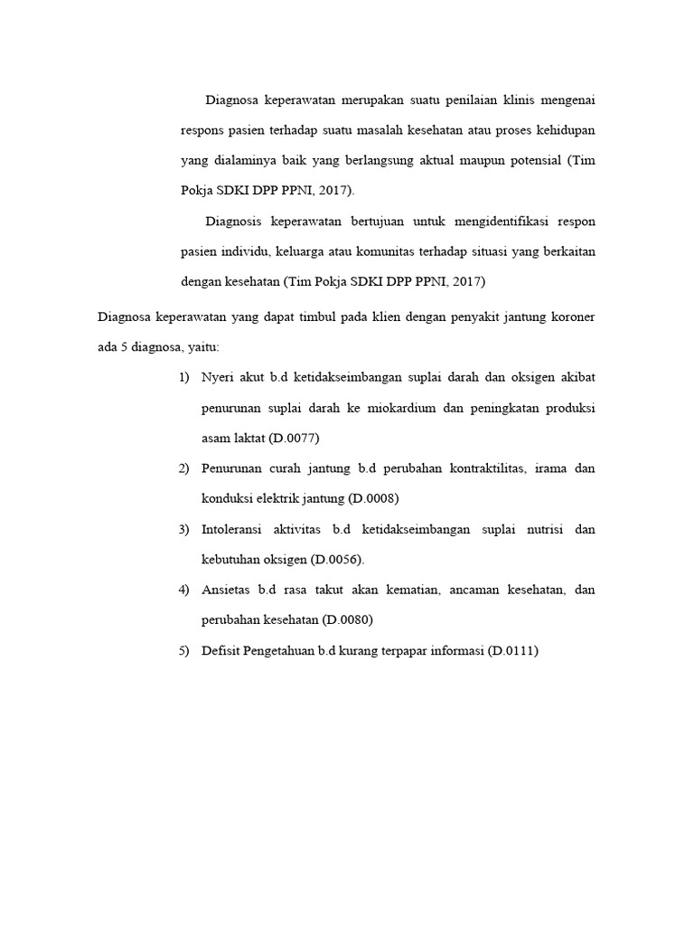 Askep PJK (Sdki, Slki, Siki) | PDF