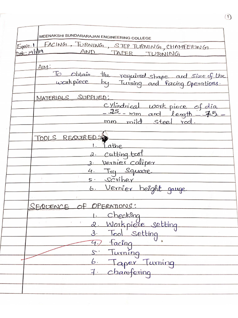 Mech Record Sample | PDF