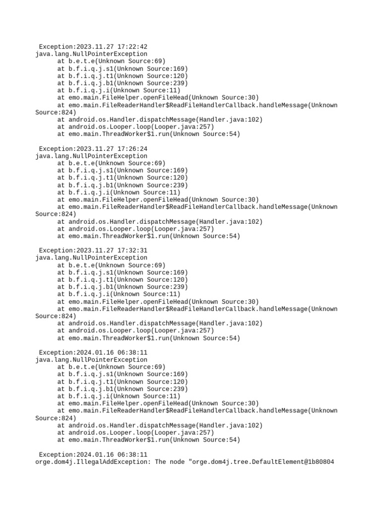 Yozolog | PDF | Java (Programming Language) | Android (Operating System)