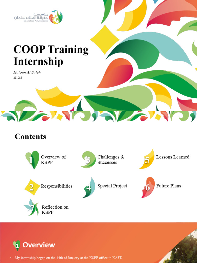 COOP Internship Presentation | PDF | Project Management | Internship