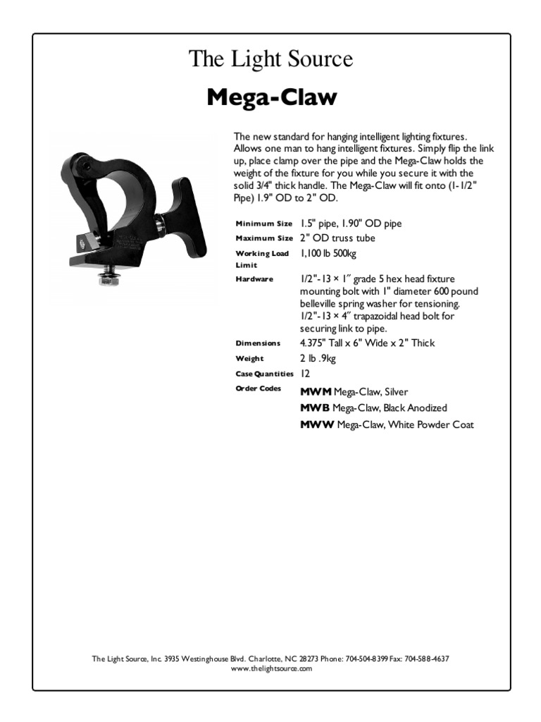 PSF1133 Mega-Claw-7 | PDF
