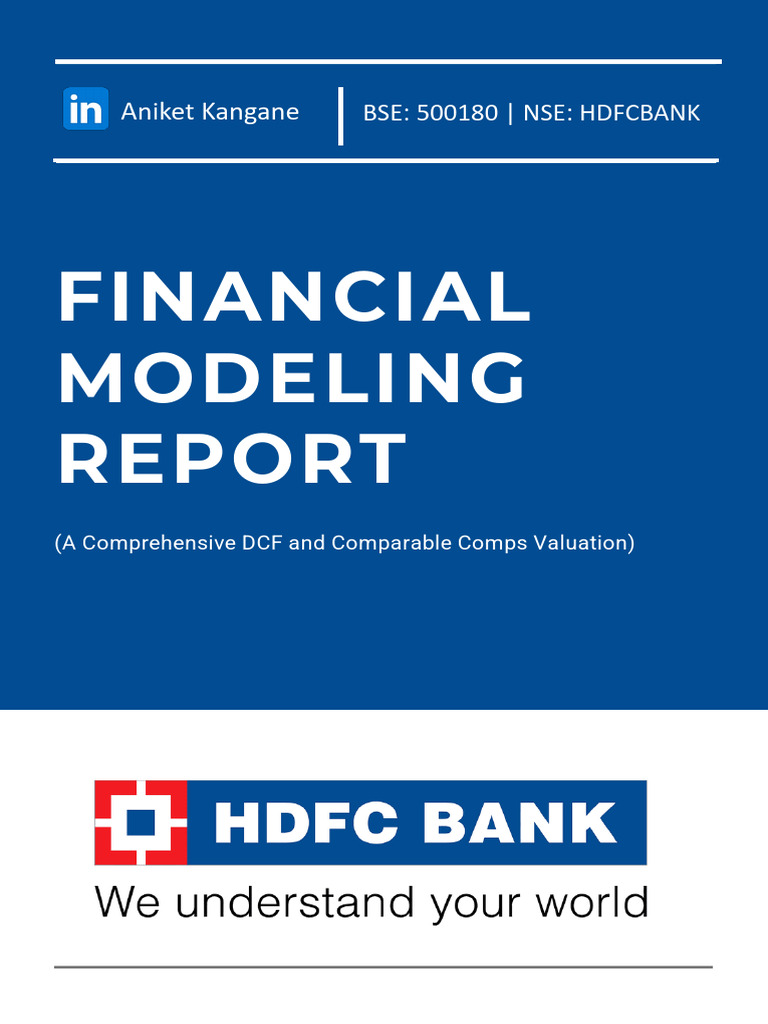 HDFC Bank LTD Model | Download Free PDF | Revenue | Dividend