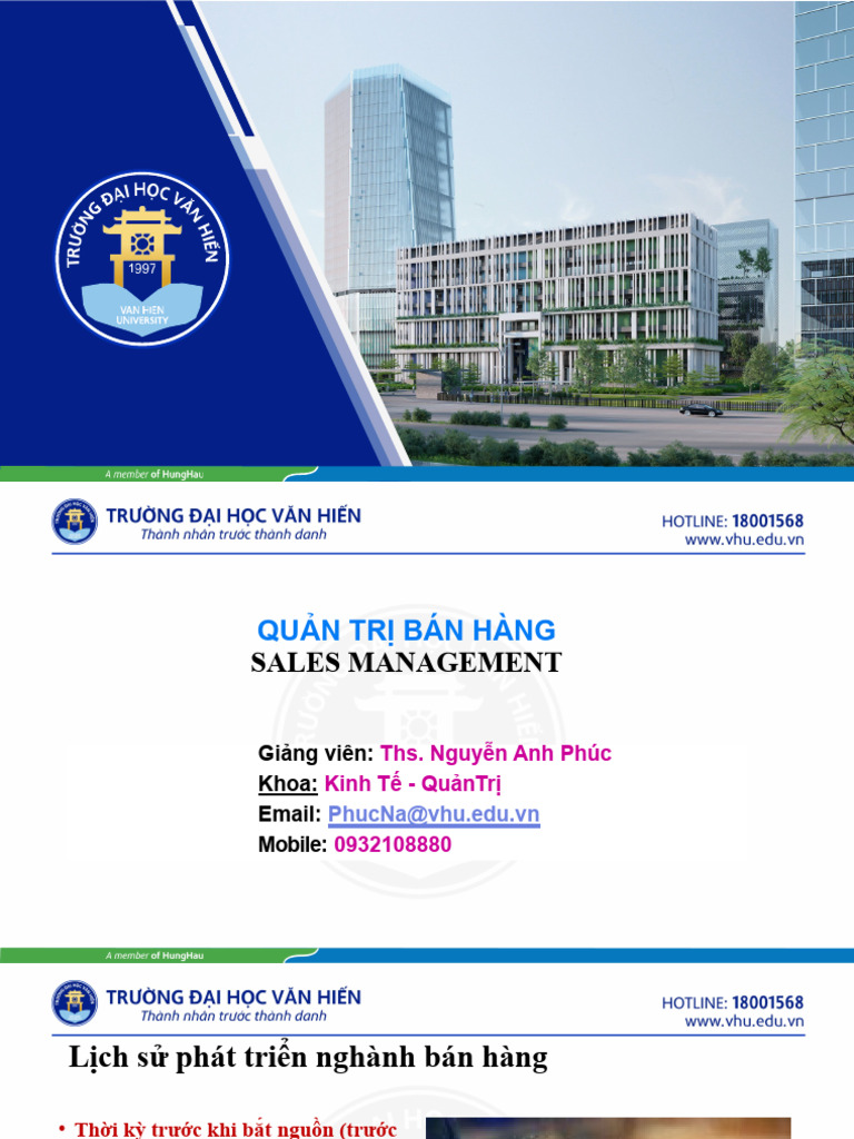 Bản Sao Chương 1&2 QTBH 2023-2024 | PDF