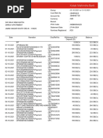 ICICI Bank Statement Sample | PDF | Payments | Banking Technology