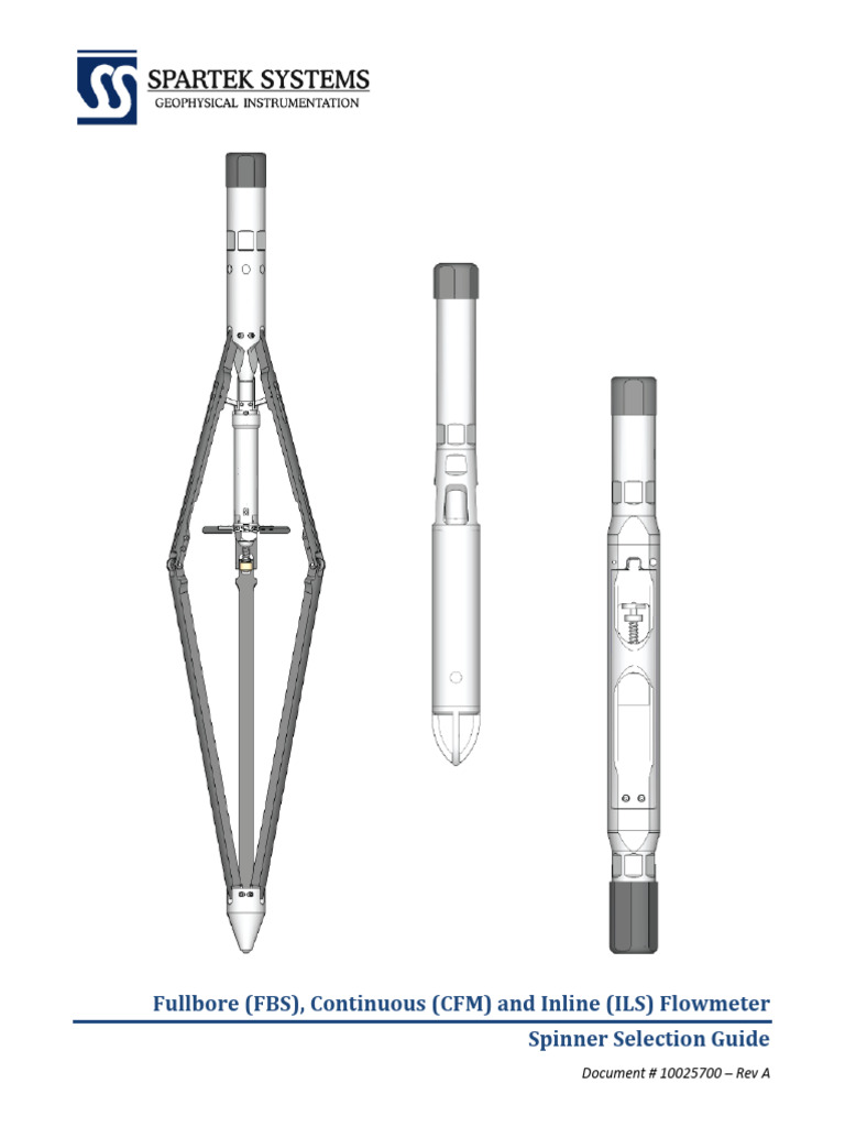 FBS CFM and ILS Flowmeter - Spinner Selection Guide (Rev A) | PDF ...