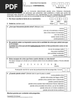 Cuestionario ICIQ-SF de Incontinencia Urinaria | PDF