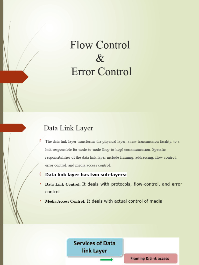 Flow Control | PDF | Computer Engineering | Communications Protocols