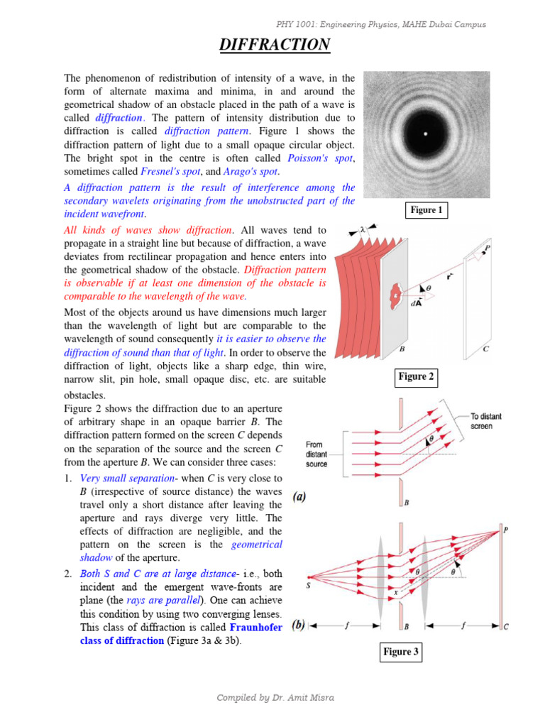 Diffraction (1) | Download Free PDF | Diffraction | Angular Resolution