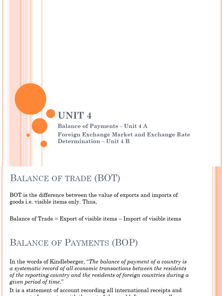 Bae Sem 4 Bch 4.4(b) Erdfem w2 Cg Unit 4 a1 | Download Free PDF | Balance Of Payments | Capital ...