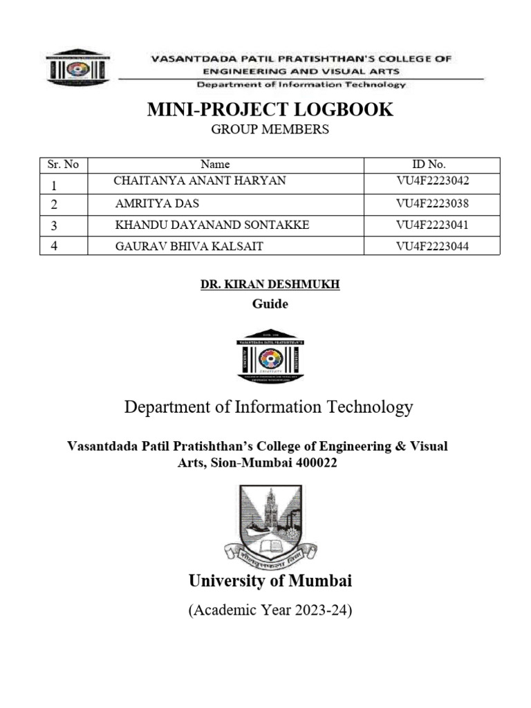 Log Book | PDF | Engineering | Knowledge