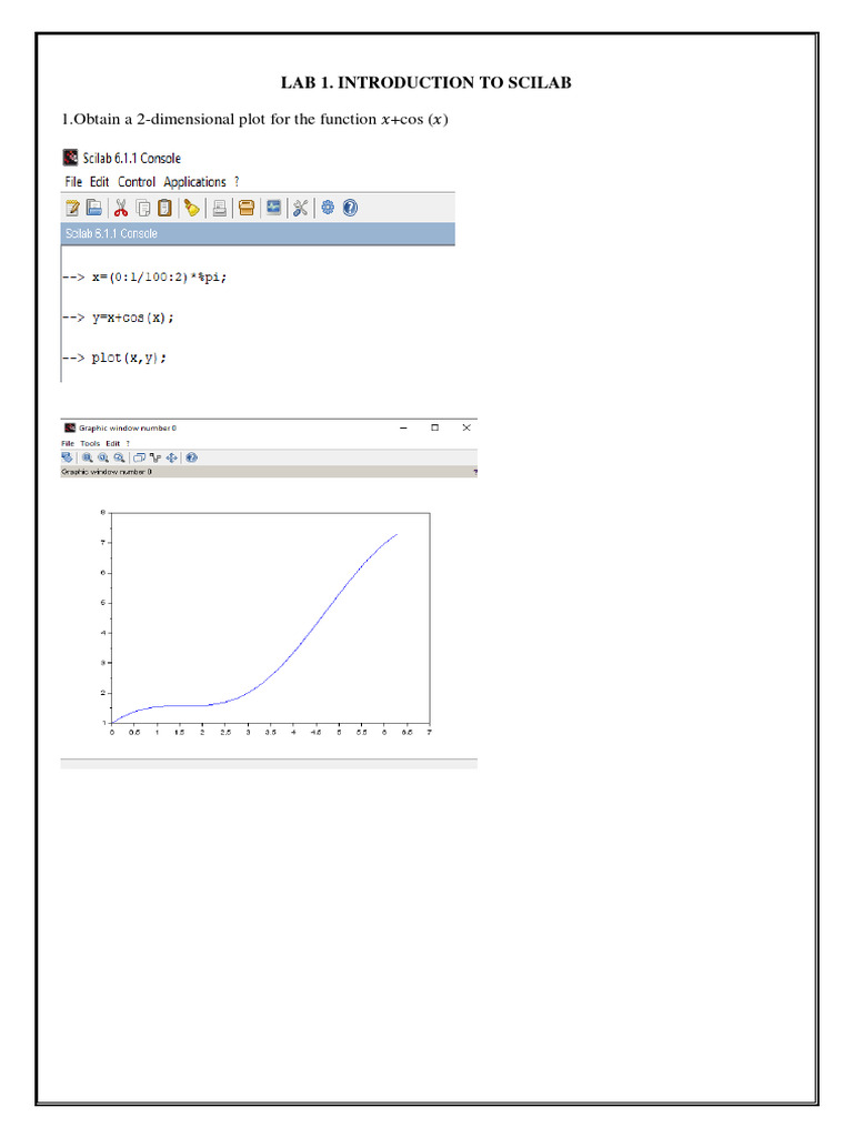 Scilab | PDF | Teaching Methods & Materials | Computers