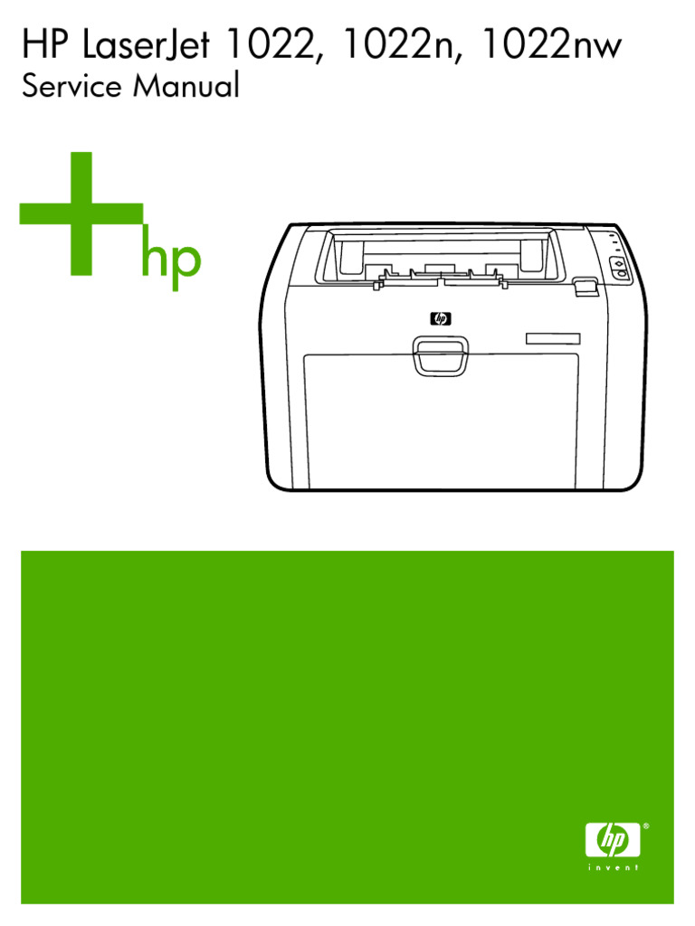 HP LJ 1022 SM | PDF | Printer (Computing) | Office Equipment