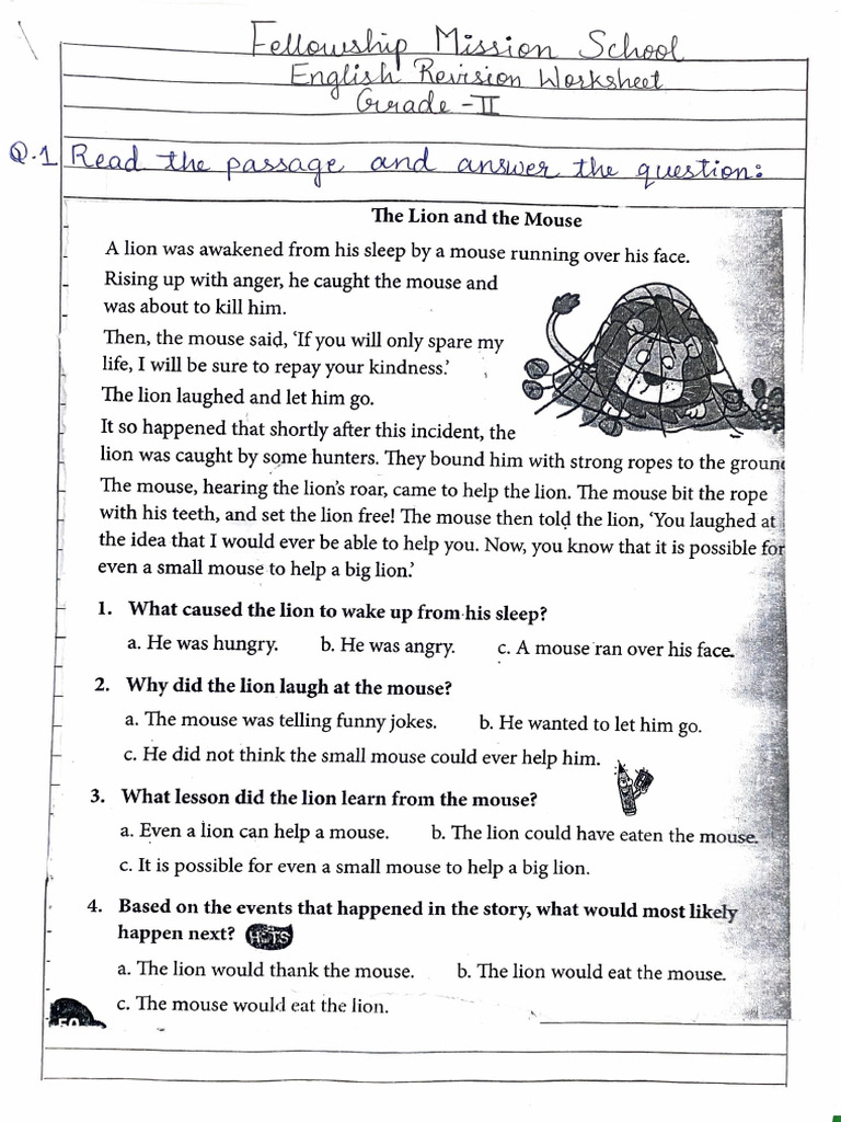 Grade - 2 - English | PDF