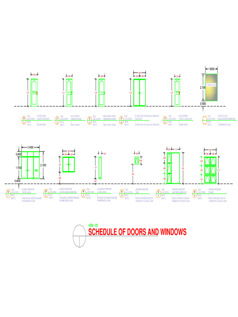 Hera Model Unit - Part 2 | PDF | Window | Door