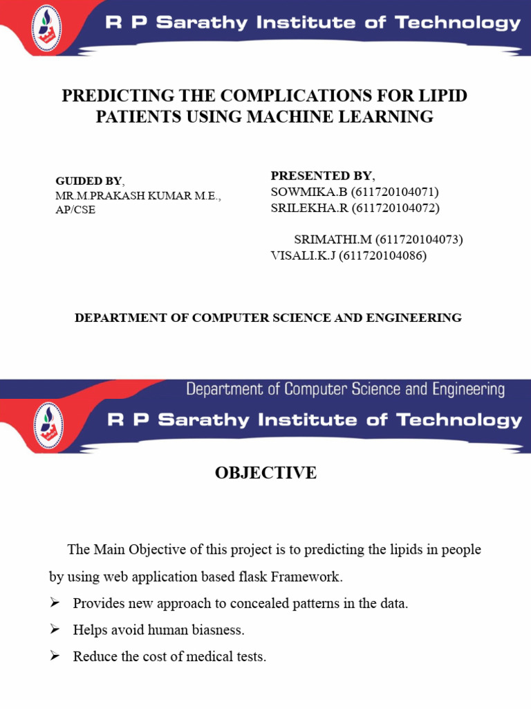 Lipid Patient Prediction Using Machine Learning Pdf Machine Learning Support Vector Machine