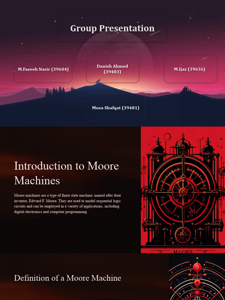 Introduction to Moore Machines Explained | PDF | Machines | Function ...