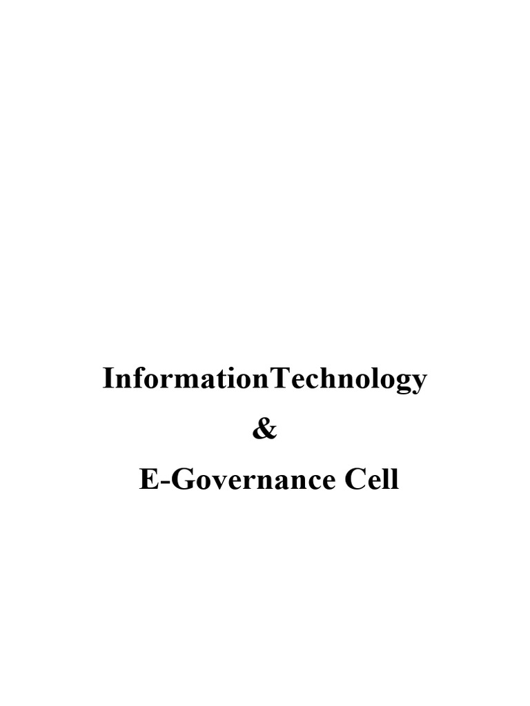 E-Governance Implementation in Education | PDF | Governance ...