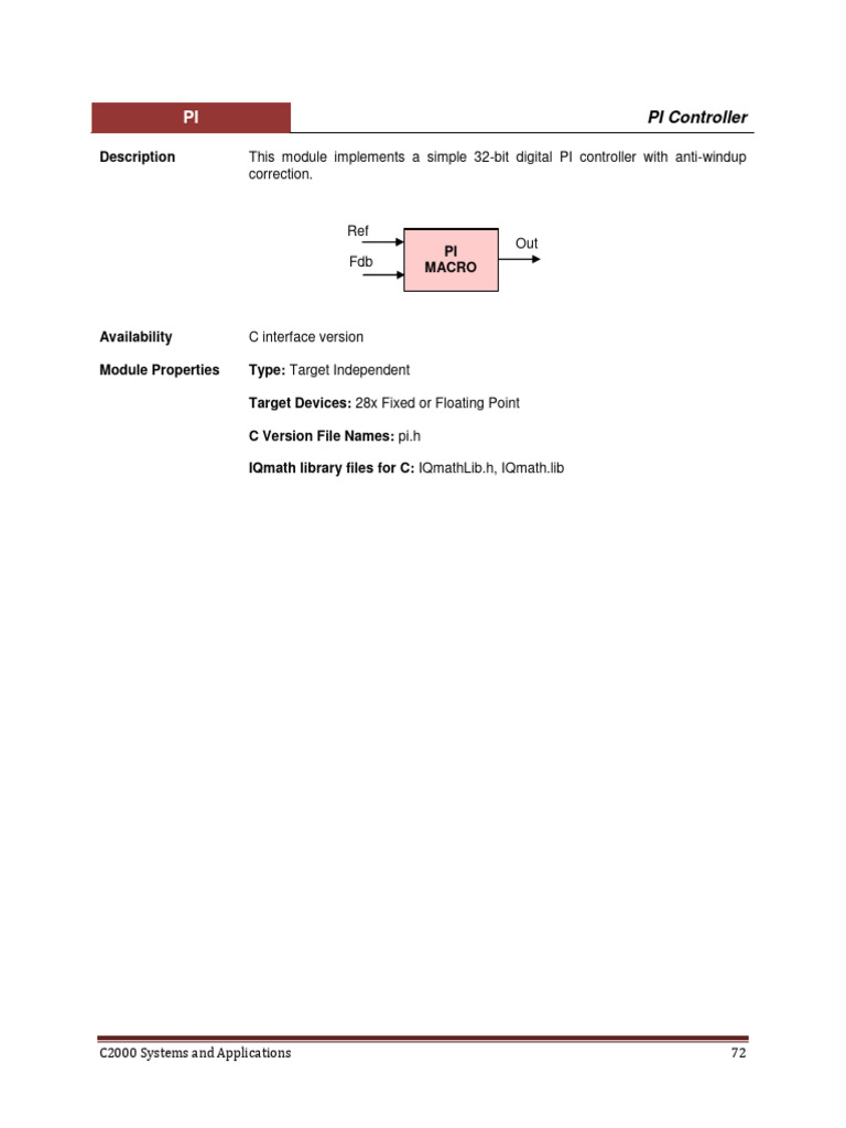 PI Section From DMC MATH - v13.1 | PDF | Parameter (Computer ...